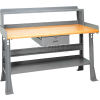 Global Industrial™ Standard Steel Riser, 72"W x 10-1/2"D, Gray