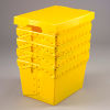 Global Industrial™ Corrugated Plastic Postal Mail Tote With Lid 18-1 ...