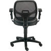 Interion® Mesh Office Chair With Mid Back & Adjustable Arms, Vinyl, Black