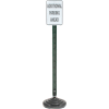 Signs | Parking & Traffic | Parking Lot Sign Post Base, 18" Diameter ...