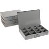 Durham Steel Compartment Box Rack 20 x 15-3/4 x 15 with 4 Adjustable ...
