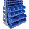 Global Industrial™ Mobile Double Sided Floor Rack - 88 Blue Stacking ...