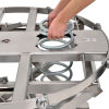 Global Industrial™, Stainless Steel Spring-Actuated Pallet Carousel And ...