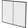 Global Industrial™ 7' W Machine Wire Guard Panel Black | 800488BK ...