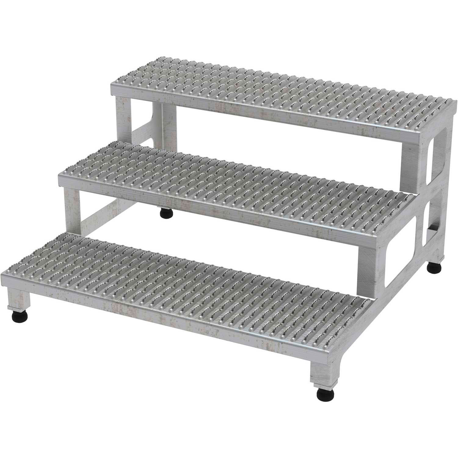 Ladders | Step Stands | Vestil ASP-36-3-SS Adjustable Height Step Stand ...
