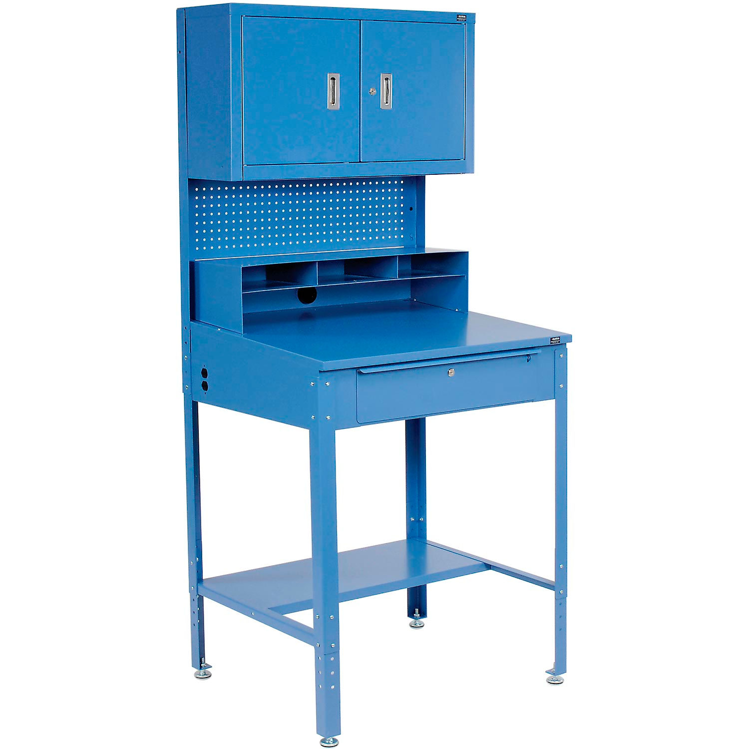 Shop Desks | Free Standing Shop Desks | Shop Desk with Pigeonhole Riser ...
