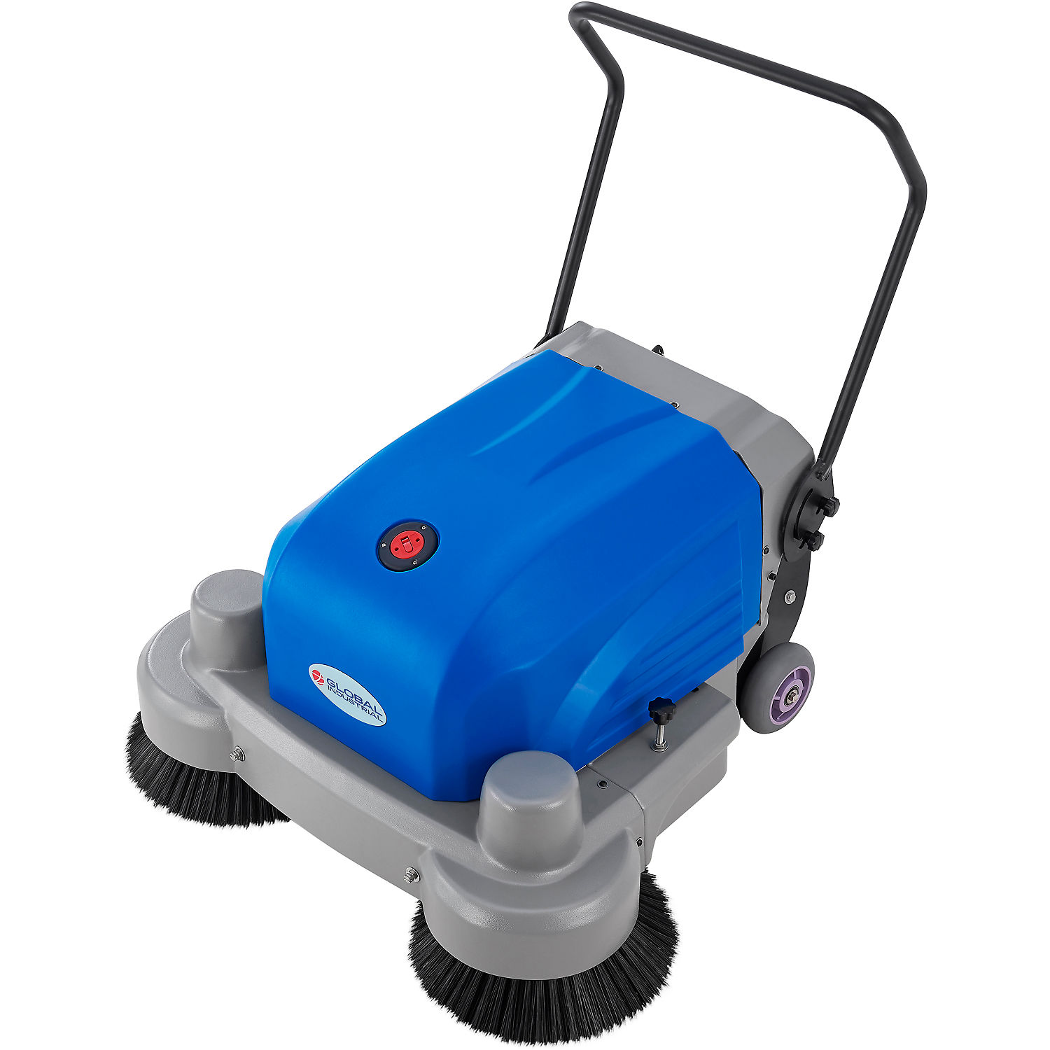 Global Industrial Auto Walk-Behind Sweeper Battery Powered 36" Cleaning ...