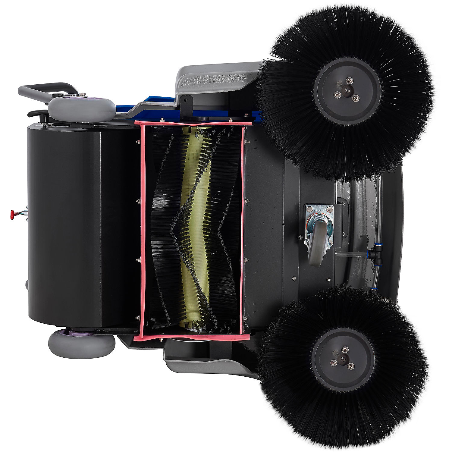 Global Industrial Auto Walk-Behind Sweeper Battery Powered 36" Cleaning ...