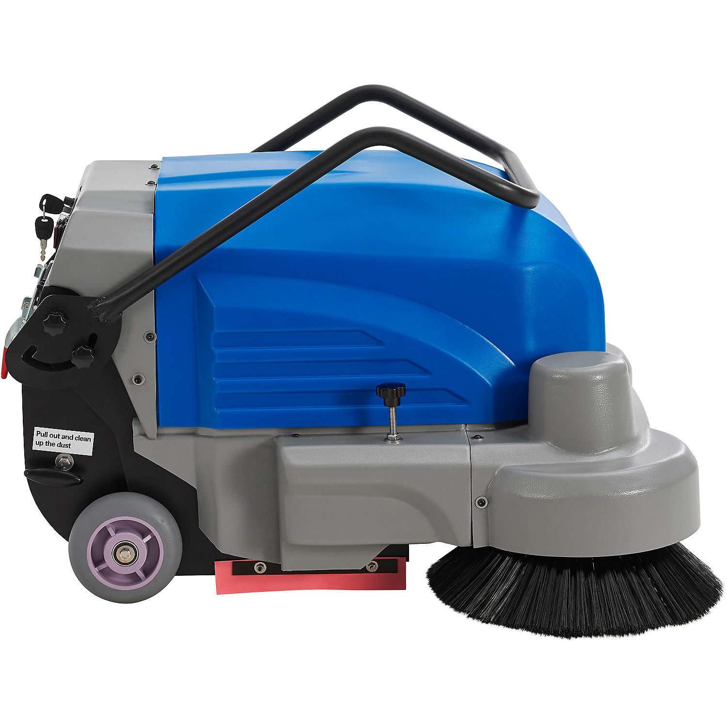 Global Industrial Auto Walk-Behind Sweeper Battery Powered 36" Cleaning ...