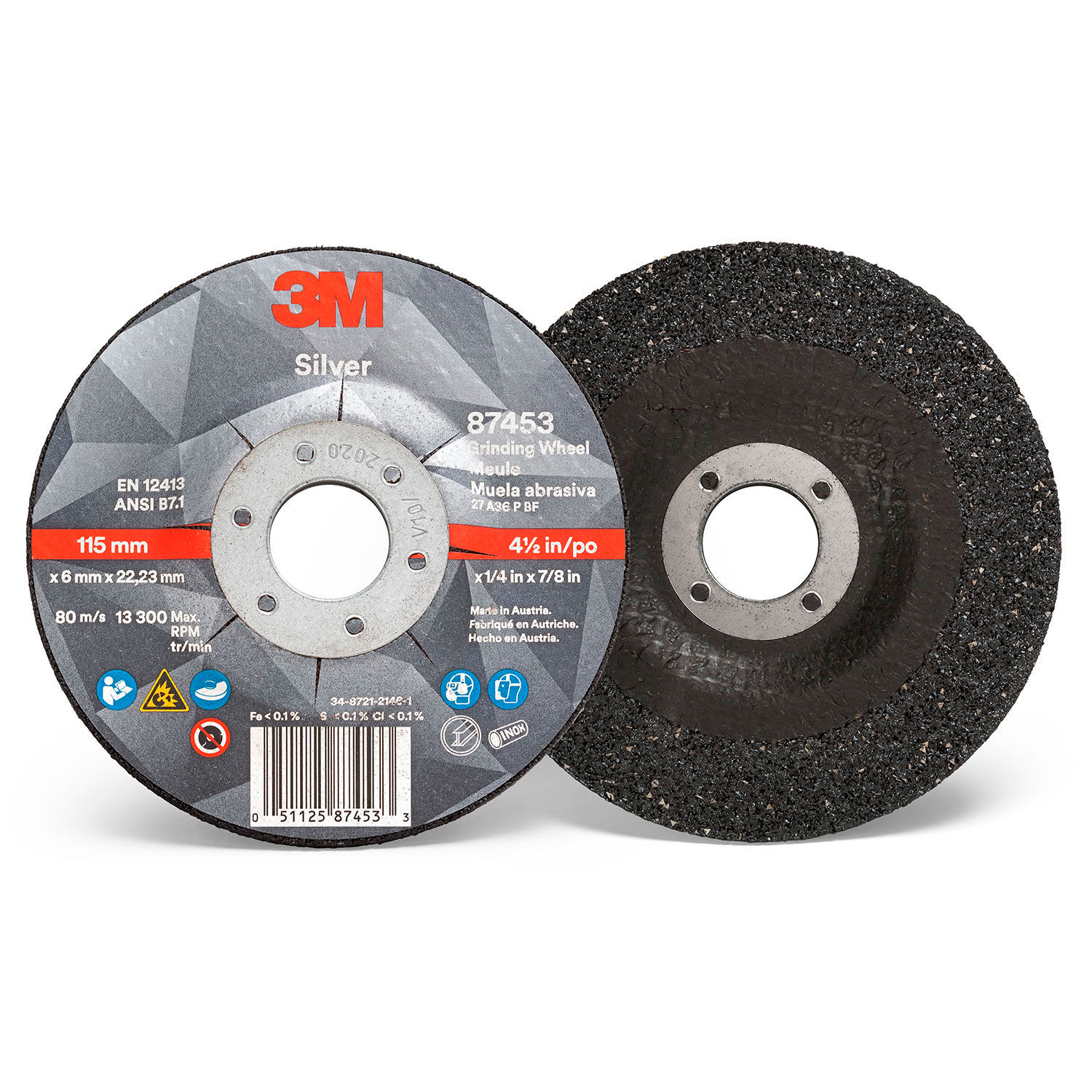 36 Metal Grinding Wheels Angle Grinder Disc 4 1 2 x1 4 x7 8 Lot Of 36-metal-grinding-wheels-angle-grinder-disc-4-1-2-x1-4-x7-8-lot-of