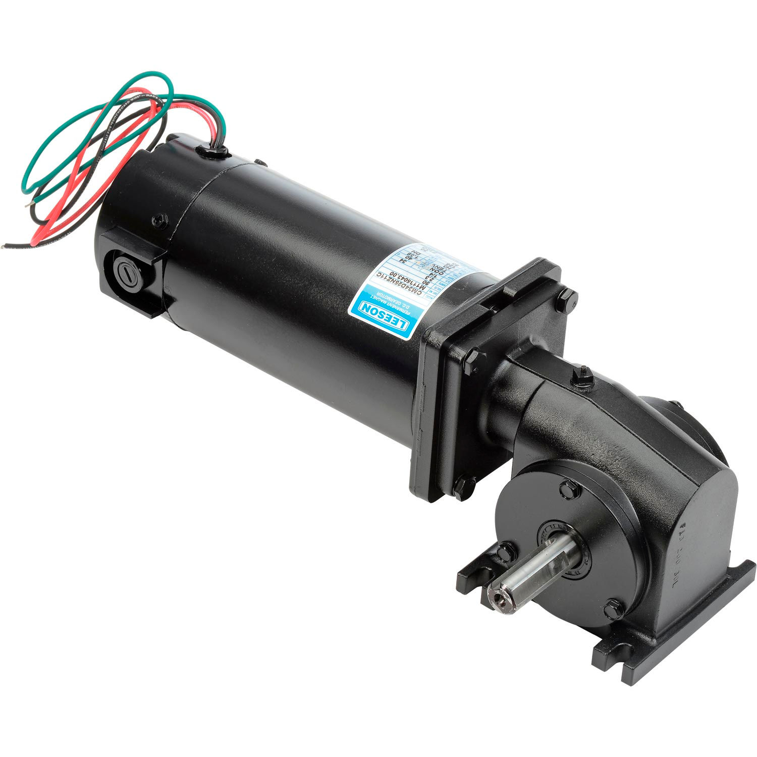 Electric Gear Motors | DC Right-Angle Motors | Leeson M1135043.00, 1/4 ...