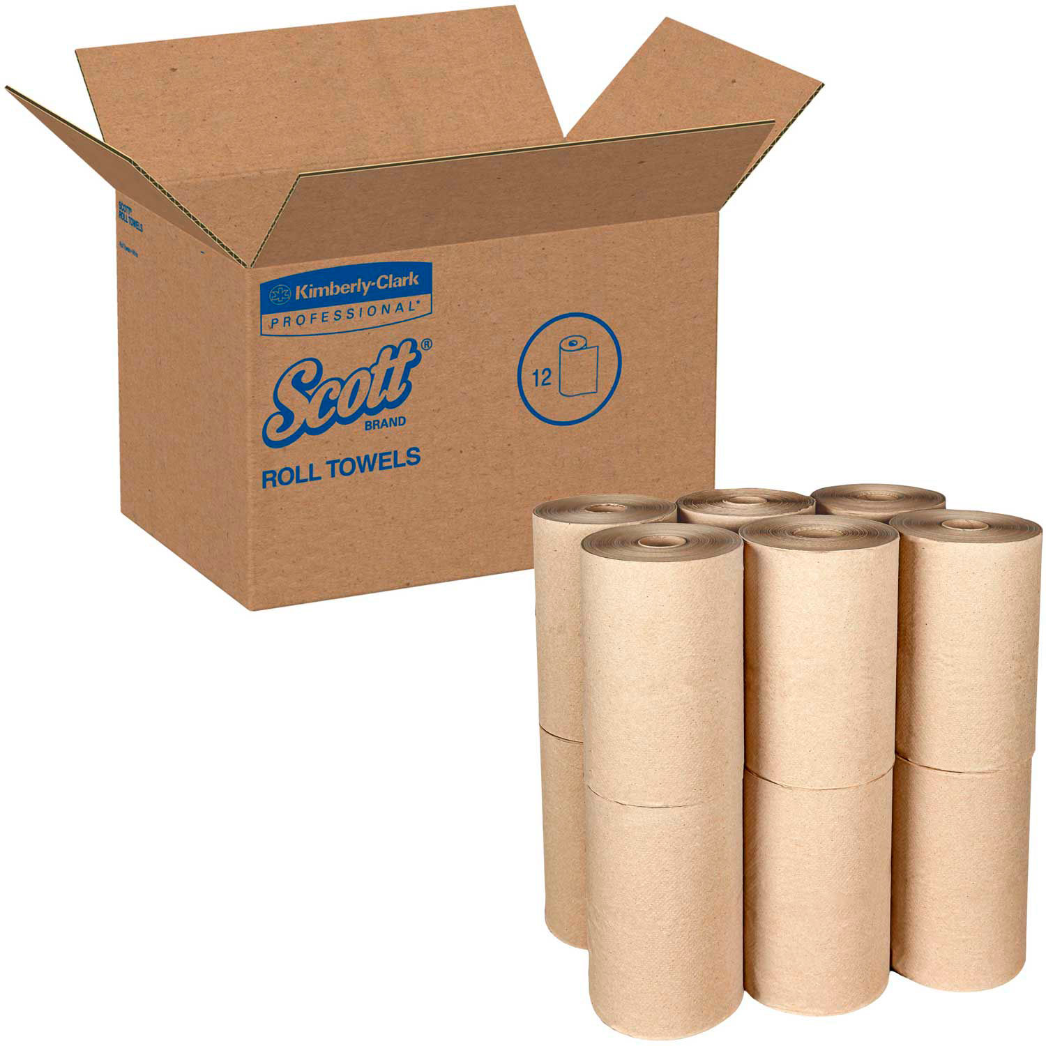 Paper Supplies Paper Towels Scott Nonperforated Paper Towel Rolls 8 X 400 Natural 12 paper-supplies-paper-towels-scott-nonperforated-paper-towel-rolls-8-x-400-natural-12