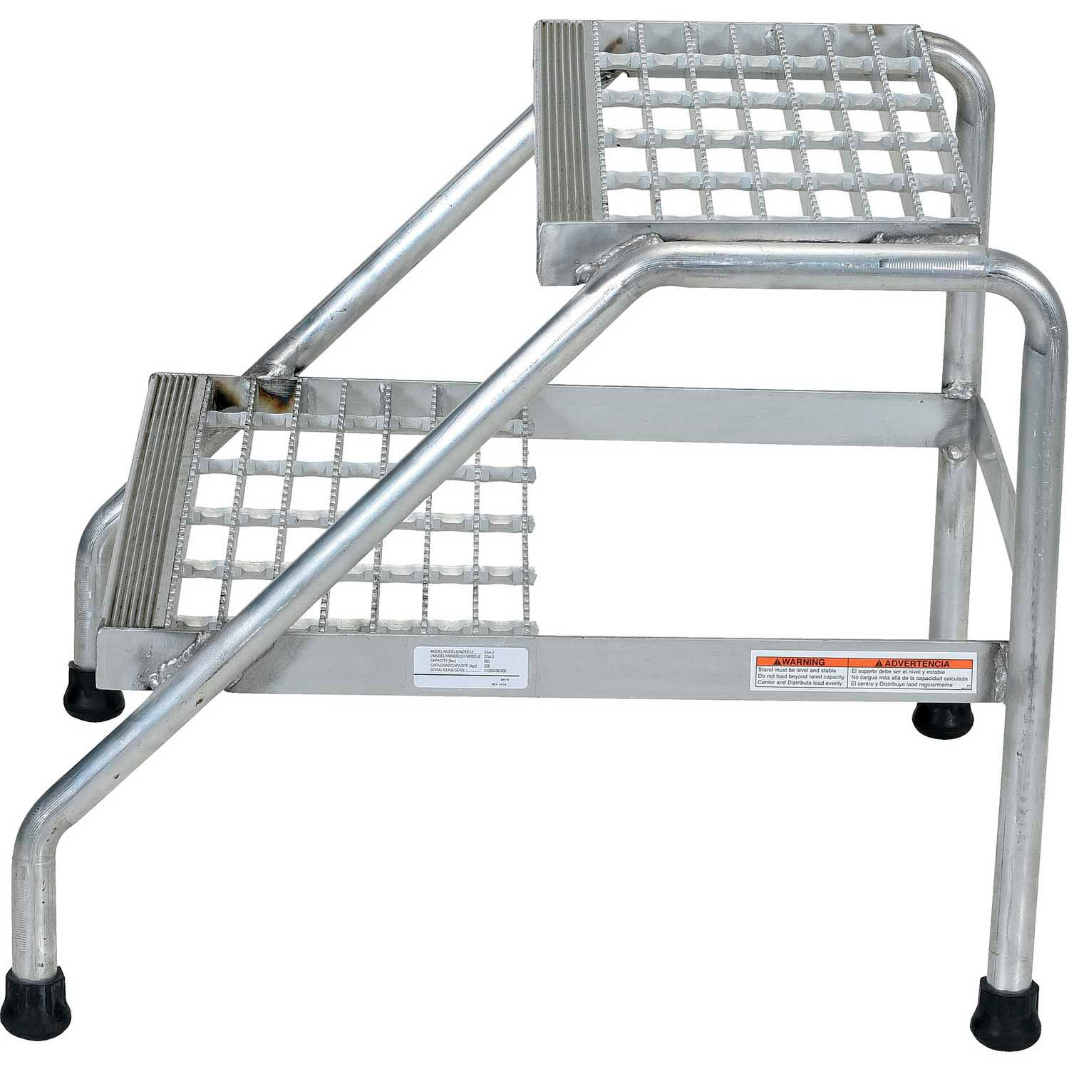 Ladders | Step Stands | Aluminum Step Stand - 2 Step - Welded - SSA-2 ...