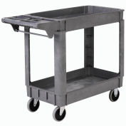 Global Industrial™ Utility Cart w/2 Shelves & 5" Casters, 500 lb ...