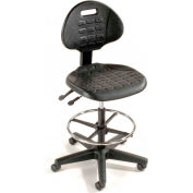 Interion® Mesh Office Chair With 25"H High Back & Adjustable Arms ...
