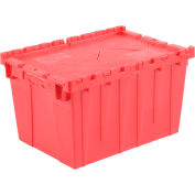 Global Industrial™ Plastic Attached Lid Shipping & Storage Container 21 ...