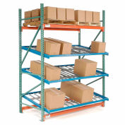 UNEX FC99SR72484-S Flow Cell Heavy Duty Gravity Rack Starter 72"W x 48 ...