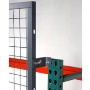 Wirecrafters - RackBack® Wire Mesh Pallet Rack Enclosure -Hinged Door ...