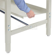 Global Industrial™ 60 x 30 Adjustable Height Workbench Square Tube Leg ...