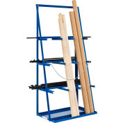Global Industrial™ Vertical Bar Storage Rack, 4 Bays, 48"W x 24"D x 60 ...