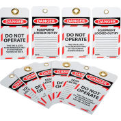 Master Lock® Safety "Do Not Operate", Photo ID Lockout Tags, Self ...