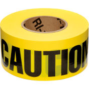 Empire® Economy Caution Barricade Tape, 3" x 1000 ft, Yellow/Black | B1651305 - GLOBALindustrial.com