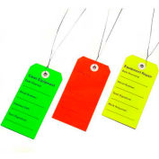 Clean Equipment Tags, 4-3/4"L x 2-5/16"W, Green, 500/Pack | B478376 ...