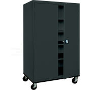 Lyon Heavy Duty Mobile Storage Cabinet DD1170 - 60x24x68 - Gray ...