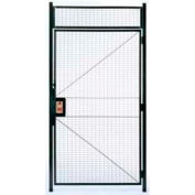 WireCrafters® 840 Style, Woven Wire Slide Door, 5'W x 8'H, 8' 5-1/4 ...