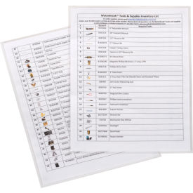 Cintas Laminated Inventory Sheets - SafetyChix