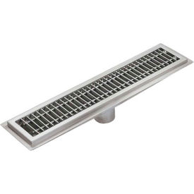 IMC Floor Water Receptacle FWR-48-SG with Stainless Steel Grating & 1 ...