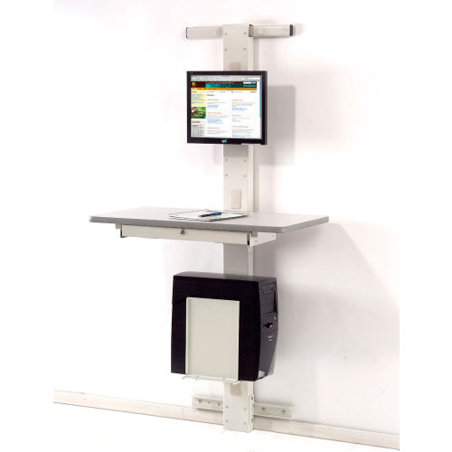 72"H Wall Mount Unit with VESA Mount - Beige - Zuma