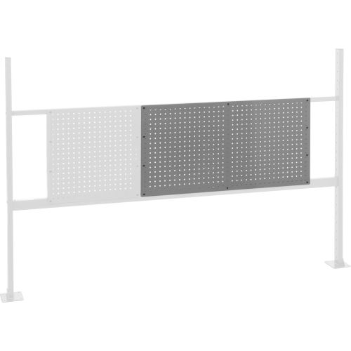 Global Industrial™ Steel Pegboard Panel 36 x 19, Gray