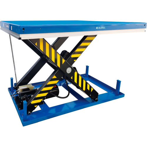 Power Scissor Lift Table, 67" x 47", 8800 Lb. Cap, 41" Raised Height ...