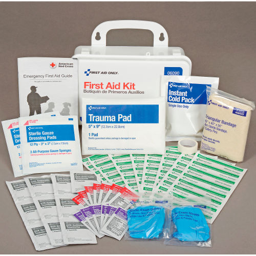 First Aid Only® 25 Person Plastic First Aid Kit - Office Supply Hut
