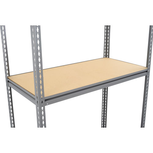 Extra Heavy Duty Boltless Shelving Z Beam 60Wx24D, Wood Deck