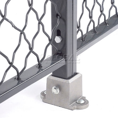 Floor Socket for Wire Mesh Partitions - Zuma