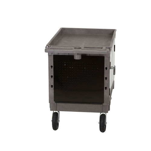 Global Industrial™ Extra Strength Plastic 2 Tray Shelf Maintenance Cart ...