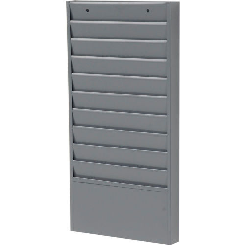 Hanging 10 Pocket Wall Mounted Medical Chart File Holder - Office ...