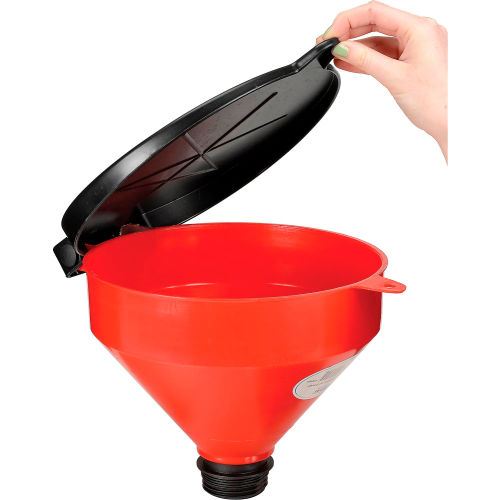 Wirthco Funnel King 4 Qt. Drum Funnel 32425 with 2" Threads & Lockable ...
