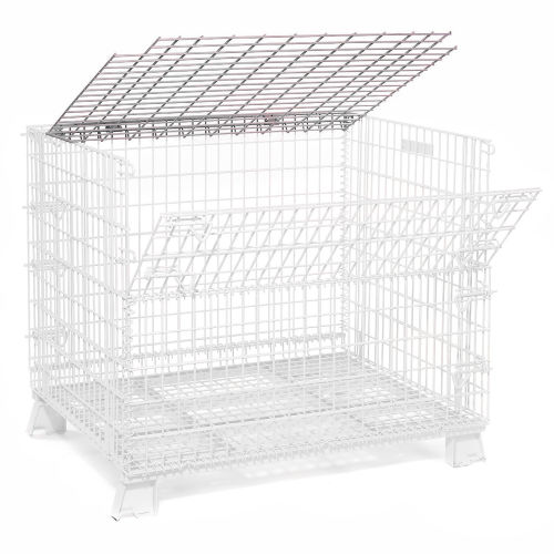 Hinged Lid Only For Use With 48"L X 40"W Folding Wire Containers ...
