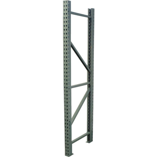 Pallet Rack Upright Frame, 24"D x 144"H