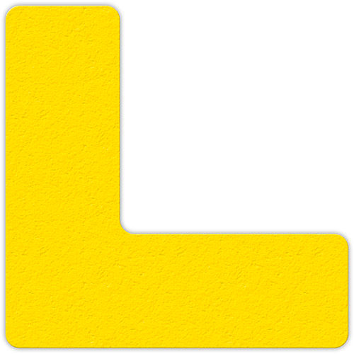 Floor Marking Tape, Yellow, L Shape, 25/Pkg., LM110Y - Zuma