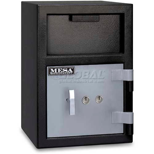 Mesa Safe B-Rate Depository Safe MFL2014K Front Loading Dual Key Lock ...
