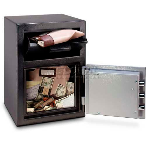 Mesa Safe B-Rate Depository Safe MFL2014K Front Loading Dual Key Lock ...