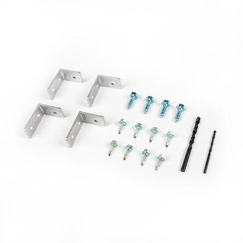 Phenolic Bench Top Mounting Bracket Kit for Square Adjustable Height ...