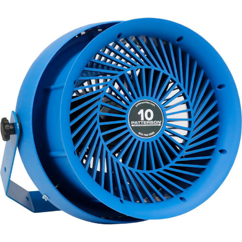 Patterson Fan 10" High Velocity Industrial Fan w/ Yoke Mount, 115V - Zuma