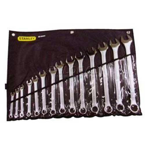 Stanley 85-990 14 Piece Satin Finish Combination Wrench Set, 12 Point ...