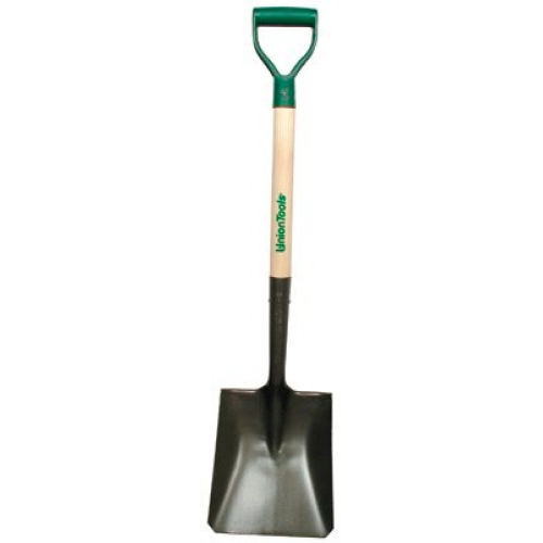 Union Tools 42106 8-5/8" Square Point Digging Shovel W/ D-Grip Handle ...