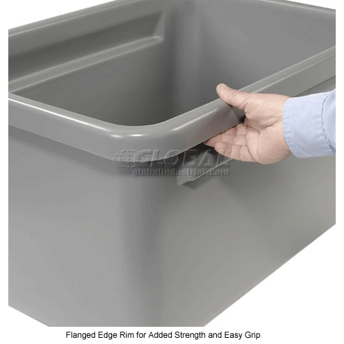 Dandux Tote Box without Lid 50P2494-150 - 28"L x 18-3/4"W x 15"H